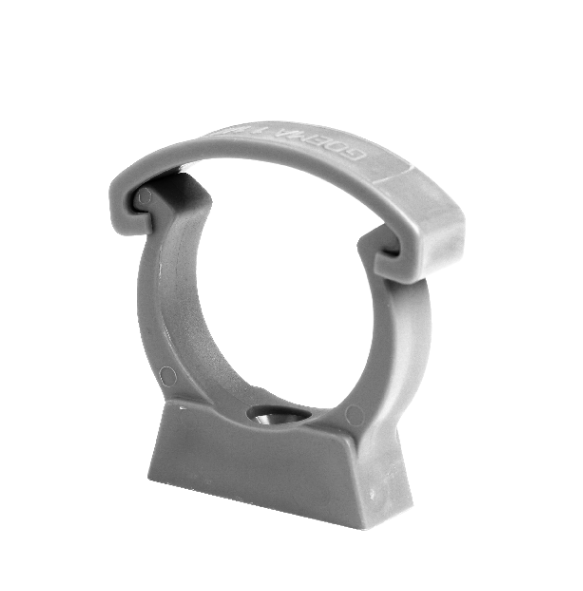 Imperial Pipe Bracket with Safety Clip - Teignflex Ltd