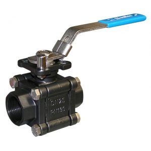 Ball Valve Screwed BSPP ISO top - Teignflex Ltd