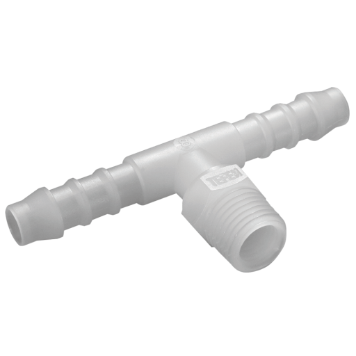 PVDF Male Branch Tee Hose Connector - Teignflex Ltd