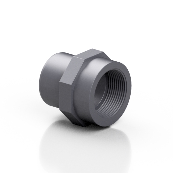 PVC Adaptor Pln Male Thr Female - Teignflex Ltd