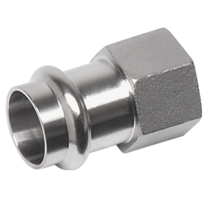 Socket Female Plain End x Female Threaded End BSPT - Teignflex Ltd