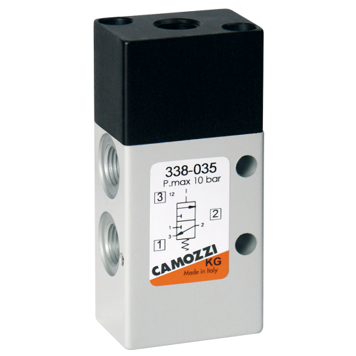 In-Line Pneumatic Operated Valve 5/3 Open Centre - Teignflex Ltd