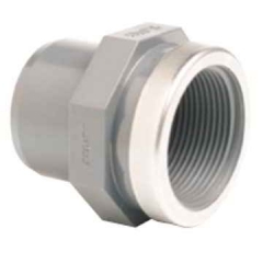 ABS ADAPTOR PLAIN MALE SPIGOT/BSPF SS REINF - Teignflex Ltd